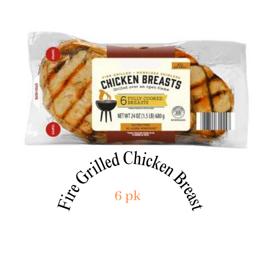 6 Fire Grilled Boneless Chicken Breast (Great Value Buy) – CIG Essentials