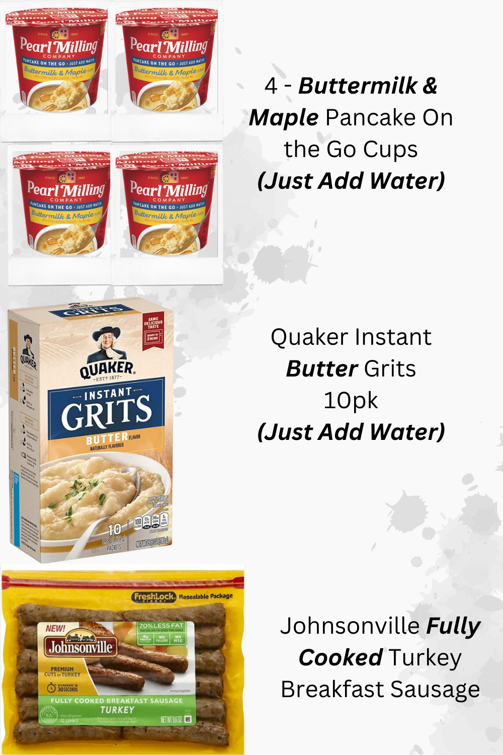 Turkey Sausage Breakfast Combo – CIG Essentials